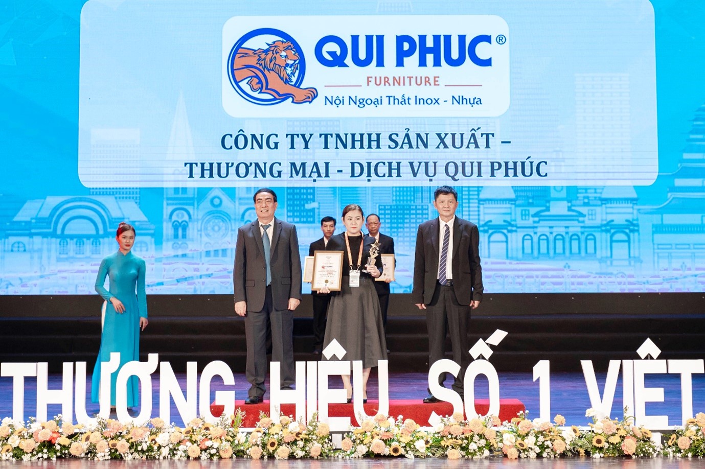 Qui Phúc tự hào đạt Thương hiệu số 1 Việt Nam 2023